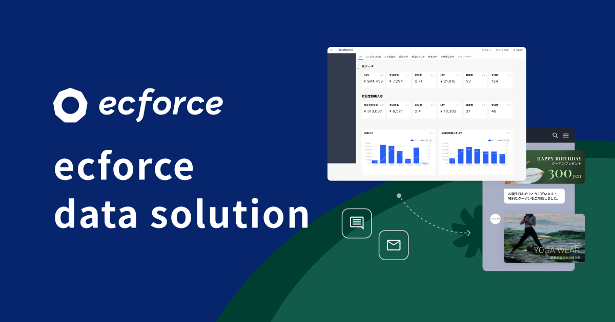 ecforce data solution | 統合コマースプラットフォーム ecforce